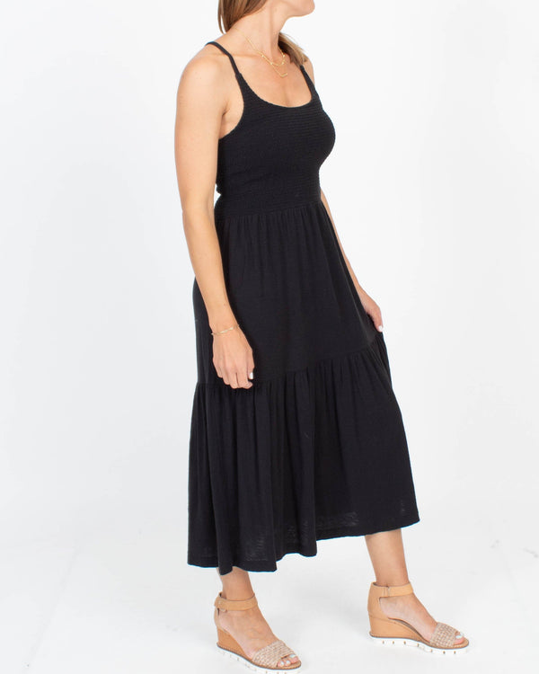 X Back Smocked Dress - The Revury