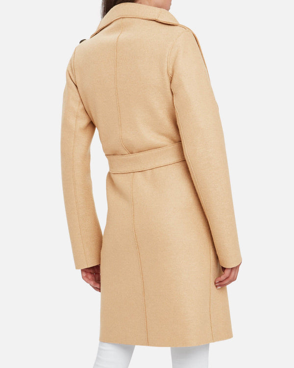 "Volcano Belted Pressed Wool" Coat - The Revury