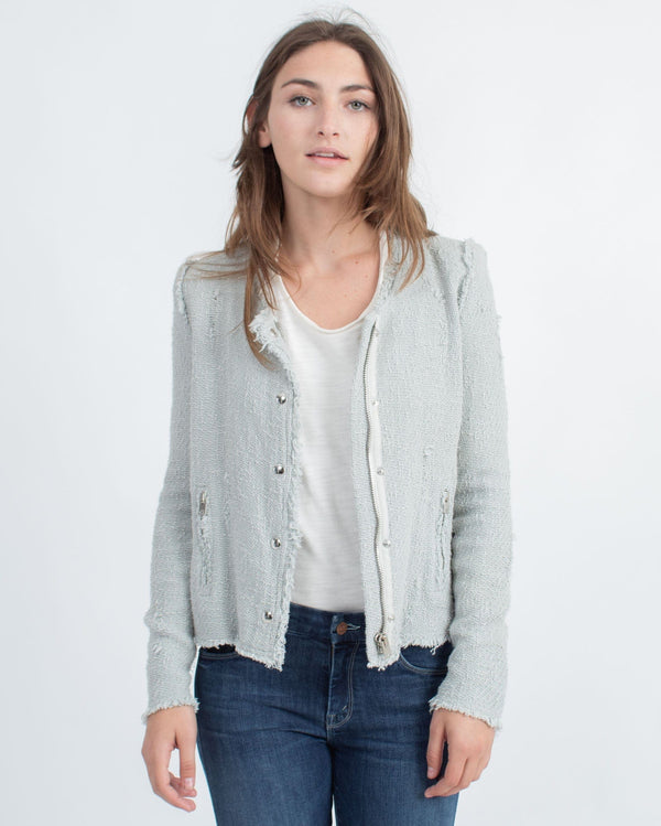 "Agnette" Tweed Jacket - The Revury