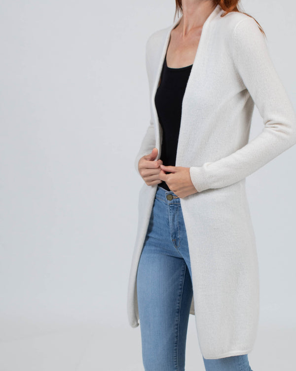 Cream Cashmere Cardigan - The Revury