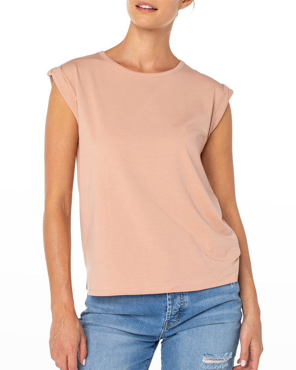 "The Roller Rolled Sleeve" Tank - The Revury